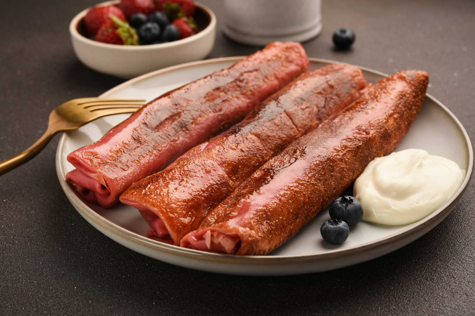 Sour Cherry & Cottage Cheese Crepes - Ready to Cook Kelowna